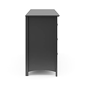 Storkcraft Kenton 6 Drawer Double Dresser (Gray) – Dresser for Kids Bedroom, Nursery Dresser Organizer, Chest of Drawers for Bedroom with 6 Drawers, Universal Design for Children’s Bedroom