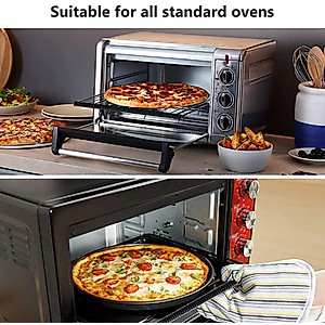 4PCS Silicone Oven Rack Shields Oven Rack Protectors Oven Shelf Guard Toaster Baking Edge Shields Heat Resistant Protect Against Burns and Scars