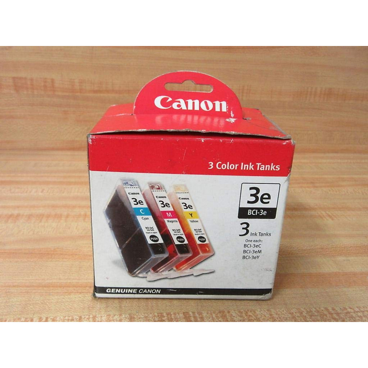 Canon BCI-3e Color Ink Tank for the BC-31e InkJet Cartridge - 3 Pack Cyan/Magenta/Yellow-4480A263
