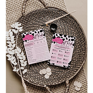 Your Main Event Prints Her Last Rodeo Bridal Shower Games, Western Bachelorette Party Cowgirl Party Games