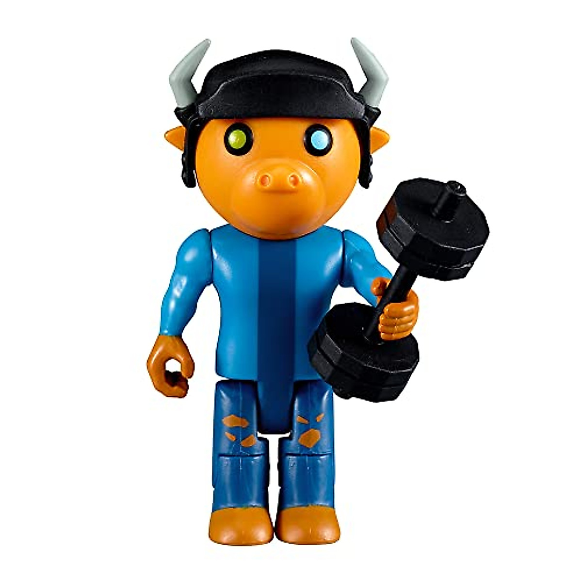 PIGGY Action Figure 6 Pack - Six 3.5" Articulated Buildable Toys, Officer Doggy, Billy, Memory, Robby, Clowny, & Frostiggy, 9 Accessories, Series 2, includes DLC