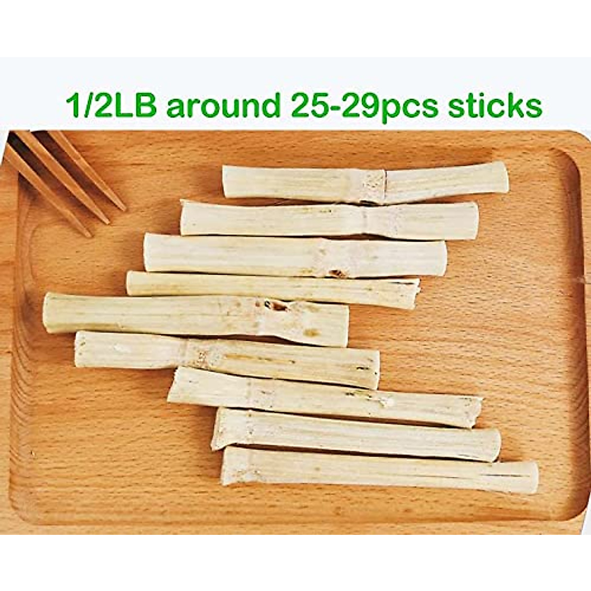 OSWINMART Sweet Bamboo Sticks(1/2lb), Pet Chew Snacks Molar Sticks Keep Clean Teeth and Healthy Gums for Rabbits Hamsters Chinchillas Guinea Pigs Bunny Squirrels