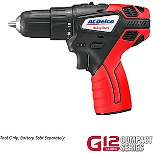 ACDelco ARD12119T G12 Series 12V Cordless Li-ion 3/8” 265 In-lbs. Compact Drill Driver - Bare Tool Only