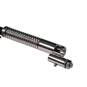 Mytee Products EZ Mount Warning Flag Red 18" x 18" Mesh Safety Flag DOT Compliant | Spring Loaded Quick n Easy Disconnect - 2 Pack