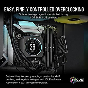 CORSAIR VENGEANCE DDR5 RAM 32GB (2x16GB) 6400MHz CL32 Intel XMP iCUE Compatible Computer Memory - Black (CMK32GX5M2B6400C32)