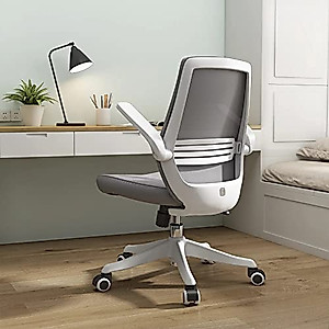 Ergonomic Office Chair Mid-Back Home Desk Chair with Lumbar Support Small Mesh Computer Chair