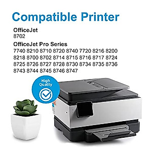 Q-image 952XL Ink Cartridges Replacement for HP 952XL 952 XL Work with HP OfficeJet 8710 8720 7720 7740 8210 8715 8725 8730 Printer (Black, Cyan, Magenta, Yellow, 4 Combo Packs)