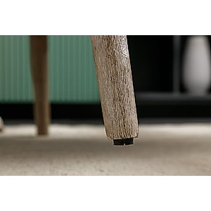 Dark Grey Accent Chair, Unique Chairs Armless Wool Comfy Modern Home Furniture for Living Room 26.38" L X 22.05" W 33.86" H