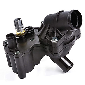 Thermostat Housing Kit Assembly for 2002-2010 Ford Explorer & Mercury Mountaineer V6 4.0L Engine Models 2L2Z8592AA, 2L2Z8592BA - Thermostat Housing Assembly by KAKO