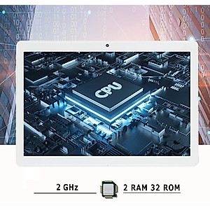 ZONKO 10 inch Tablet, Android 9.0 Pie, Octa-Core Processor, 5G Wi-Fi,10 inch Android Tablets, 32GB Storage, 1920x1200 IPS HD G+G Display, GPS,Metal Body,Silver