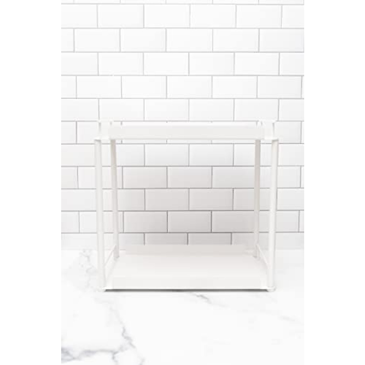 Buzzelli Company 2-Tier Standing Rack Countertop Storage Shelf, Organizer Holder