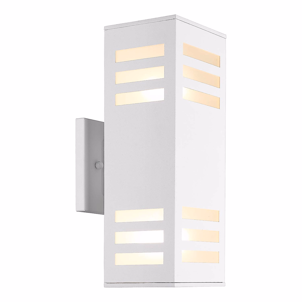 harriet Outdoor Wall Lights, Modern Outdoor Wall Sconces Aluminum Waterproof, 13" Rectangular Porch Light Up and Down Lighting for Outdoor Wall Mount, White