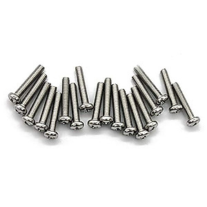 (100 pc) M4-0.7x16 mm Pan Head Phillips Machine Screws,18-8 Stainless Steel by Fullerkreg
