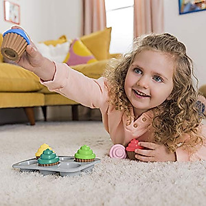 Bright Starts Sweet Cupcakes Shape Sorter Toy for Infants​ 3 Months and up, Multicolor