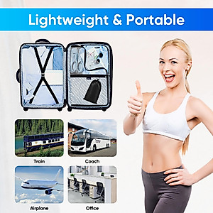 Airplane Foot Rest for Long Flight, Ergonomic Plane Foot Hammock, Foot Hammock for Airplane Travel Accessories, Travel Foot Rest, Comfy Foot Hanger Airplane to Relax Your Feet