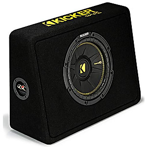 KICKER KIC17-44TCWC104-RS Car Audio CompC 10 inch Truck Sub Box Enclosure 4 Ohm (Renewed)