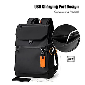 FANDARE Laptop Backpack Business Travel Laptop Backpack Bag with USB Charging Port Large Lightweight College High School Bag Work Bag Waterproof Nylon Camo
