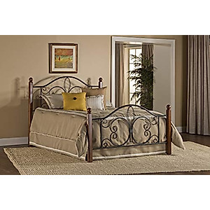 Hillsdale Furniture Hillsdale Milwaukee Post Full bed set, Textured Black