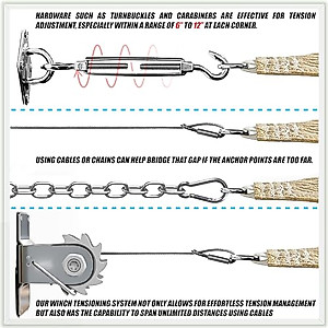 ColourTree 16' x 20' Sand Rectangle CTAPR1620 Sun Shade Sail Canopy Mesh Fabric UV Block - Commercial Heavy Duty - 190 GSM - 3 Years Warranty (We Make Custom Size)