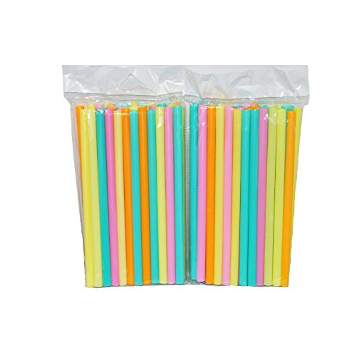Perfect Stix Mega 9-UN-70 9" Unwrapped Milkshake and Smoothie Straws, 0.1" Height, 0.4" Width, 9" Length (Pack of 70)