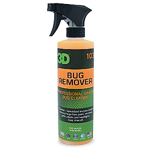 3D Bug Remover - All Purpose Exterior Cleaner & Degreaser to Wipe Away Bugs on Plastic, Rubber, Metal, Chrome, Aluminum, Windows & Mirrors, Suitable for use on Car Paint, Wax & Clear Coat 16oz.