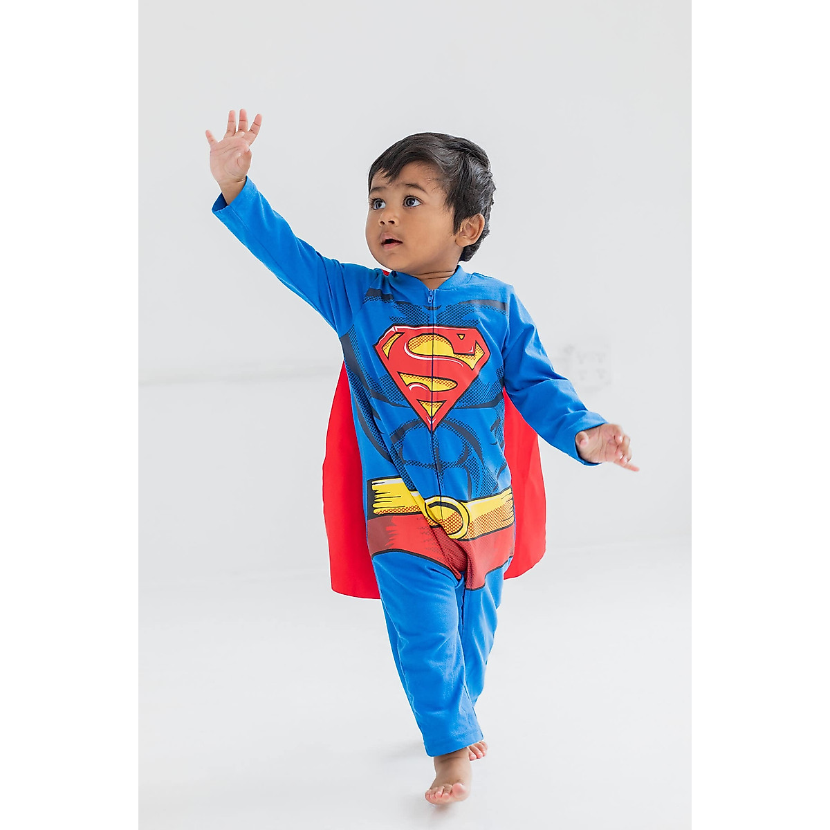 Warner Bros.DC Comics Justice League Baby Boys Costume Cape Coverall 3-6 Months