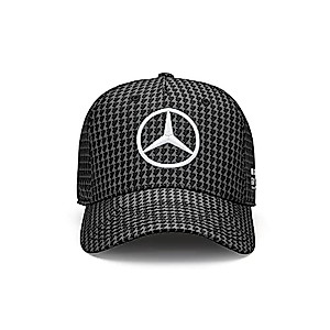 Mercedes AMG Petronas Formula One Team - Kids 2023 Lewis Hamilton Driver Hat - Black - Size: One Size