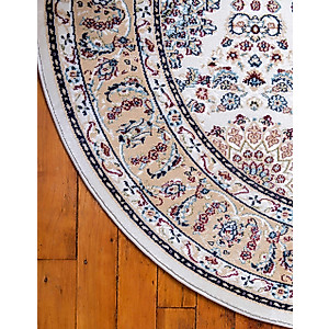 Unique Loom Narenj Collection Classic Traditional Repeating Pattern Green Area Rug (5' 0 x 8' 0)
