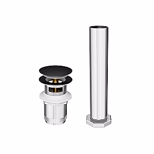 American Standard 1582200.243 Studio S Freestanding Bathtub Drain Kit, Matte Black