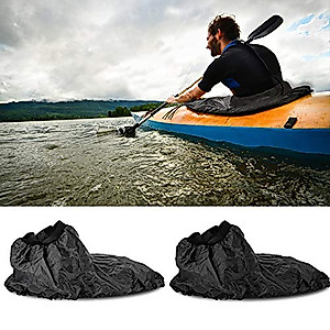 HURRISE Kayak Skirt, Adjustable Nylon Kayak Spray Skirts Kayak Skirt Cover Kayak Skirt,Universal Waterproof Cover Canoe Spray Skirt Water Sports Accessories