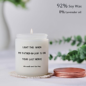 Mother in Law Gifts- Birthday Mothers Day Christmas Gifts for Mother in Law from Daughter in Law- Funny Mother in Law Wedding Gifts from Son in Law- Candle Gifts for Boyfriends Mom