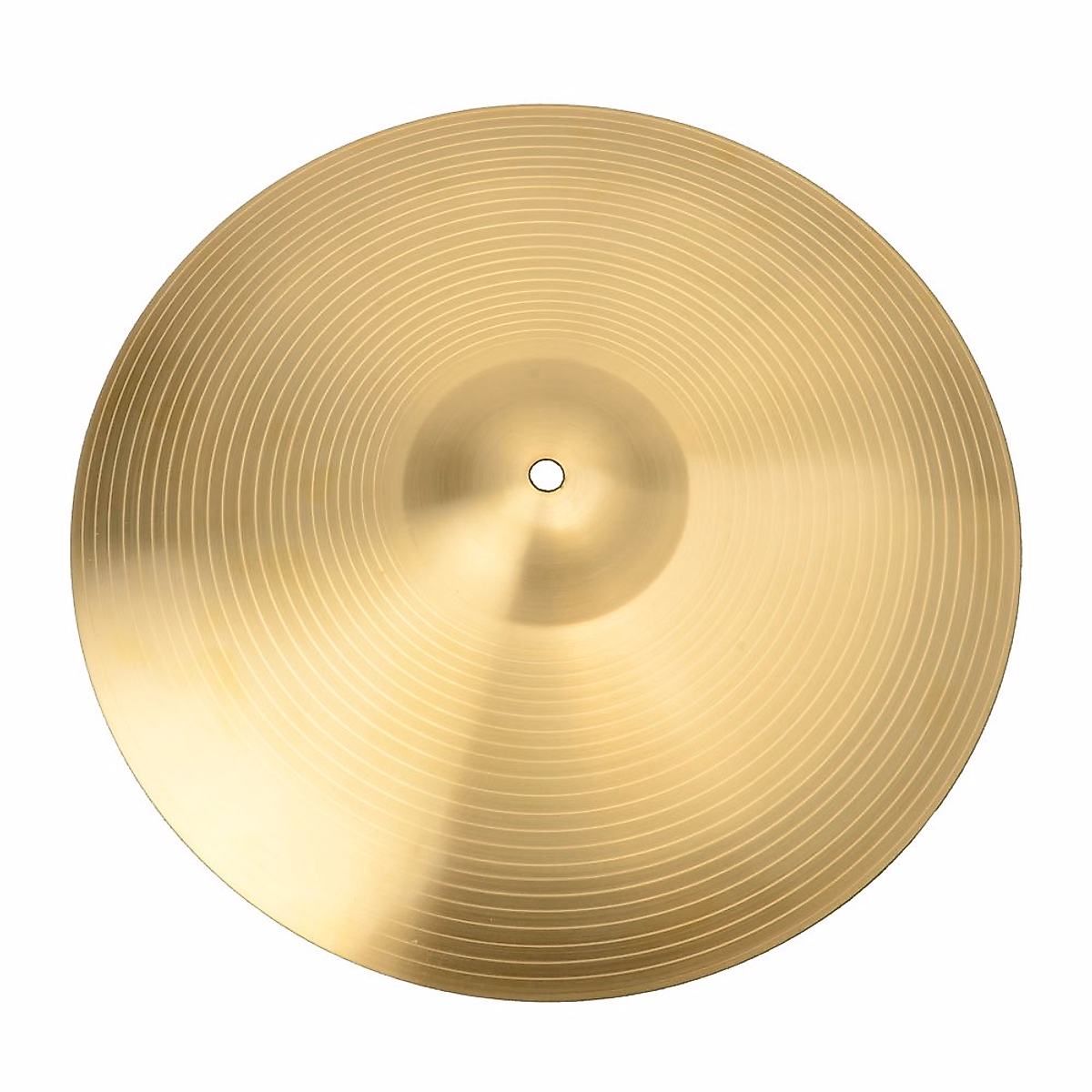 ITSHAND Professional 18" 0.8mm Copper Alloy Ride Cymbal for Drum Set Golden