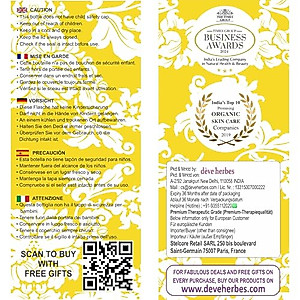 Deve Herbes Pure Vanilla Essential Oil 30ml (1 oz)