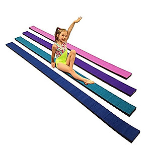 Gymnastics Flexible Roll-Up Foam Training Balance Beam! -(TEAL)