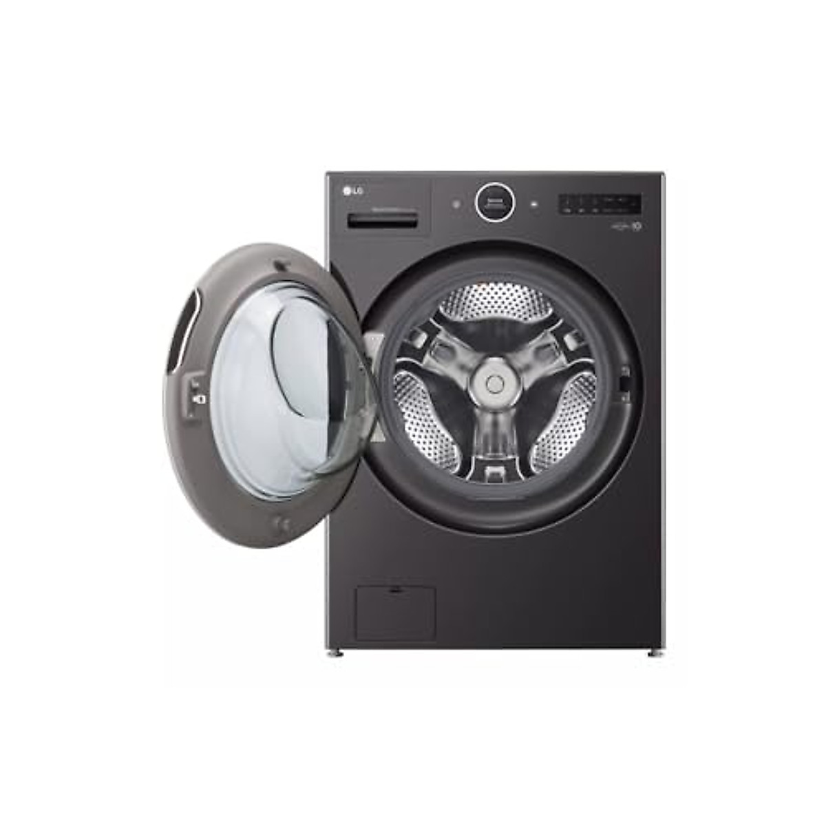 LG WM6998HBA Ventless Washer/Dryer Combo LG WashCombo All-in-One 5.0 cu. ft. Mega Capacity with Inverter HeatPump Technology and Direct Drive Motor