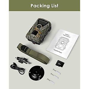 MAXDONE Trail Camera Hunting Camera Game - 1520P 28MP Trail Camera with Night Vision Motion Activated Waterproof IP66 Trail Cam 0.2s Trigger Time with 850nm Game Cameras and 2” LCD Wildlife Camera