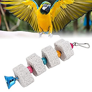 Syuanmuer Bird Chewing Toys, Bird Beak Grinding Stone,Bird Chewing Sticks Toys for Conures Parakeets Cockatiels Lovebirds