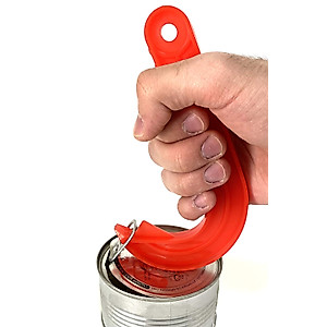 1 Easy Safe Ring Pull J Pop CAN OPENER Ring-Pull and Pull Tab Can Opener Protects Nails Arthritis Hands Helper By ALAZCO Easy Safe (1 Random Color)