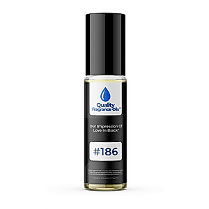 Quality Fragrance Oils' Impression #186, Inspired by Love in Black (10ml Roll On)