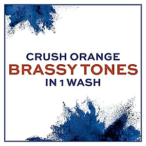 John Frieda Blue Crush Blue Shampoo and Conditioner Set for Brunettes, Crush Brassy Tones for Brunettes, 8.3 Fl Oz