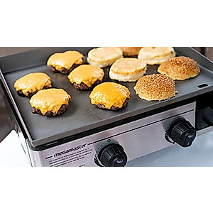 Megamaster 820-0054F Propane Gas Grill, Silver and Black
