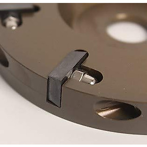 AUNMAS Hoof Trimming Disc, Electric Aluminium Alloy Hoof Nipper Knife Tool Livestock Sheep Cattles Horses Cow Hoof Trimming Disc Plate with 7 Blades, Dark Brown