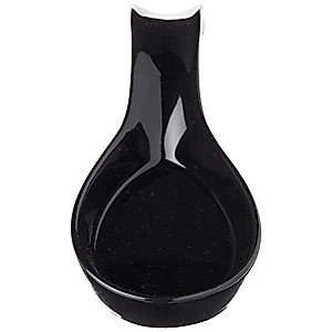 Fox Run Mason Jar Spoon Rest, 7.75 x 2.75 x 1.5 inches, Black