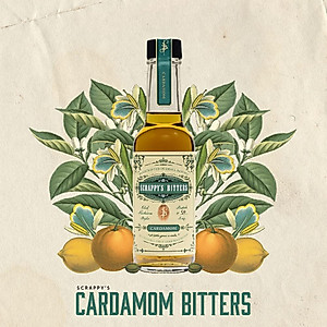 Scrappy's Bitters, Cardamom, 2 Pack Bottle