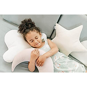 Ullabelle Decorative Pillow, Decorative Nursery Pillow, Playroom Décor, Cute Throw Pillows (Pink Moon)