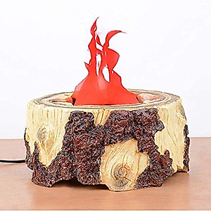 Halloween Lantern Halloween Pumpkin Lantern LED Flame Light, Simulation Bonfire Electronic Flame Lamp Flame Effect Fire Place Ornaments Home Decor For Garden Landscape Halloween Pathway Patio