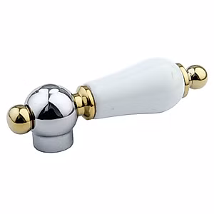 Kingston Brass KBH1604PL One Piece Handle Work For Cold and Hot Handle For KB1604PL, Chrome/Polished Brass