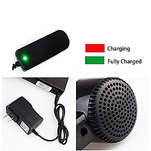 UMAY Cordless Rechargeable Hair Dryer Art Painting Dryer Portable Blower with USB Mobile Port Suitable for Drying Painting Pet Baby Easy to Carry Cordless Use, 1 Count