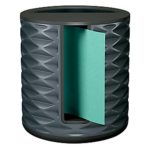 Post-it Note Dispenser, Vertical, Black with Grey (ABS-330-B)