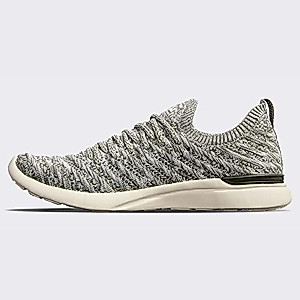 APL: Athletic Propulsion Labs Men's Techloom Wave Sneakers, Fatigue/Pristine/Melange, 11